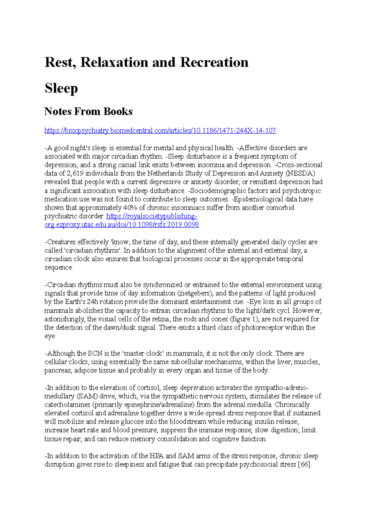 Rest - How rest is beneficial - Rest, Relaxation and Recreation Sleep ...