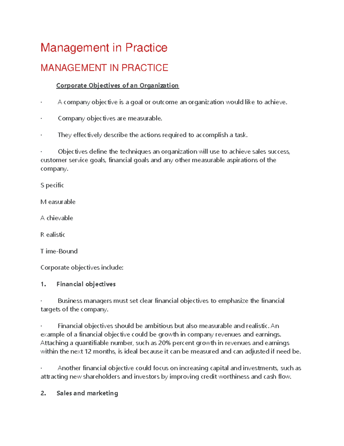 Chapter 4 Management in Practice in kenya and - Management in Practice ...
