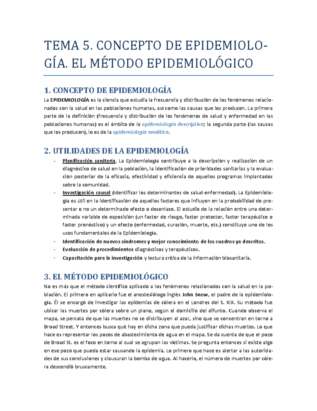 373345052 Tema 5 Concepto de epidemiologi a El me todo epidemiolo gico ...