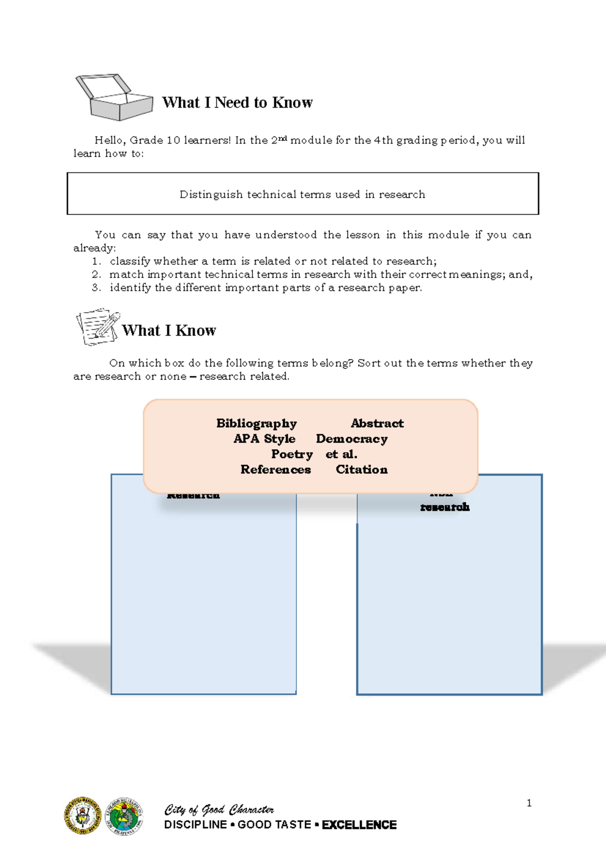 Q4-M2-Eng10 - This is a practice material which includes questions ...