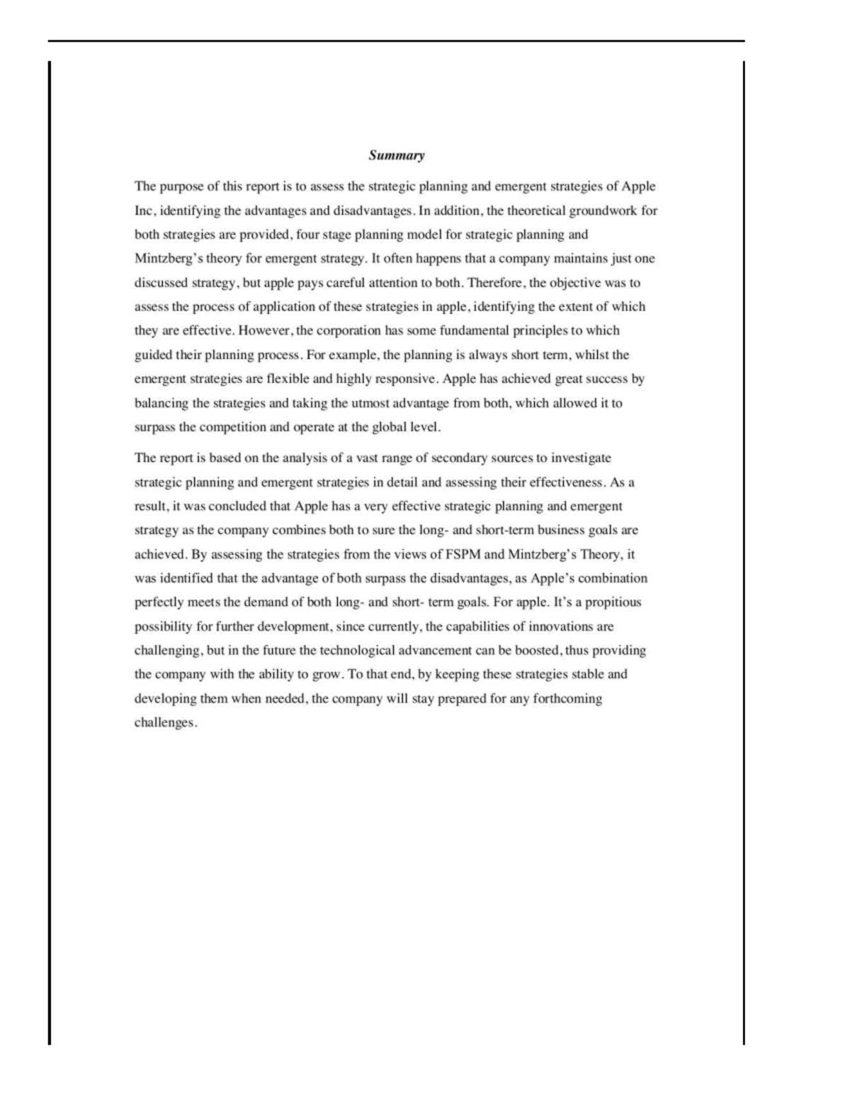 Strategic Analysis Assignment-1 of 2 - EGSM26 - Studocu