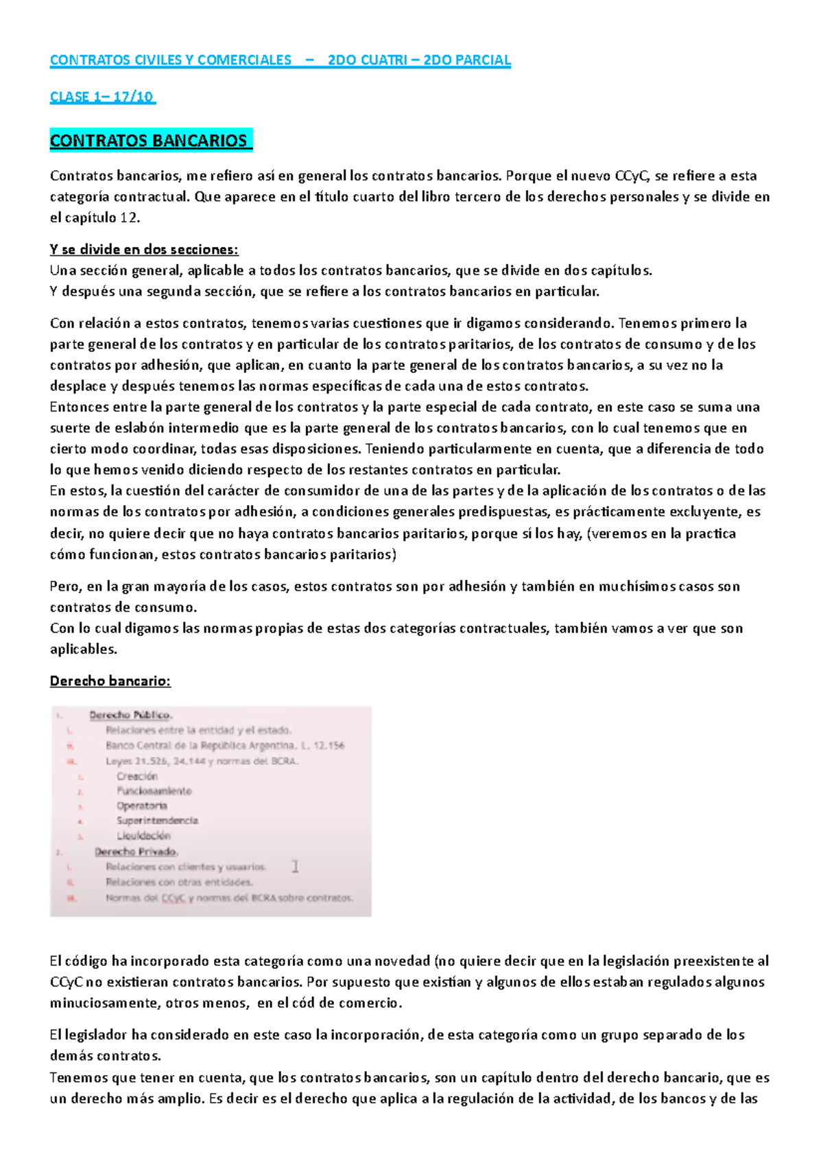 4to parcial - Contratos - CONTRATOS CIVILES Y COMERCIALES – 2DO CUATRI ...