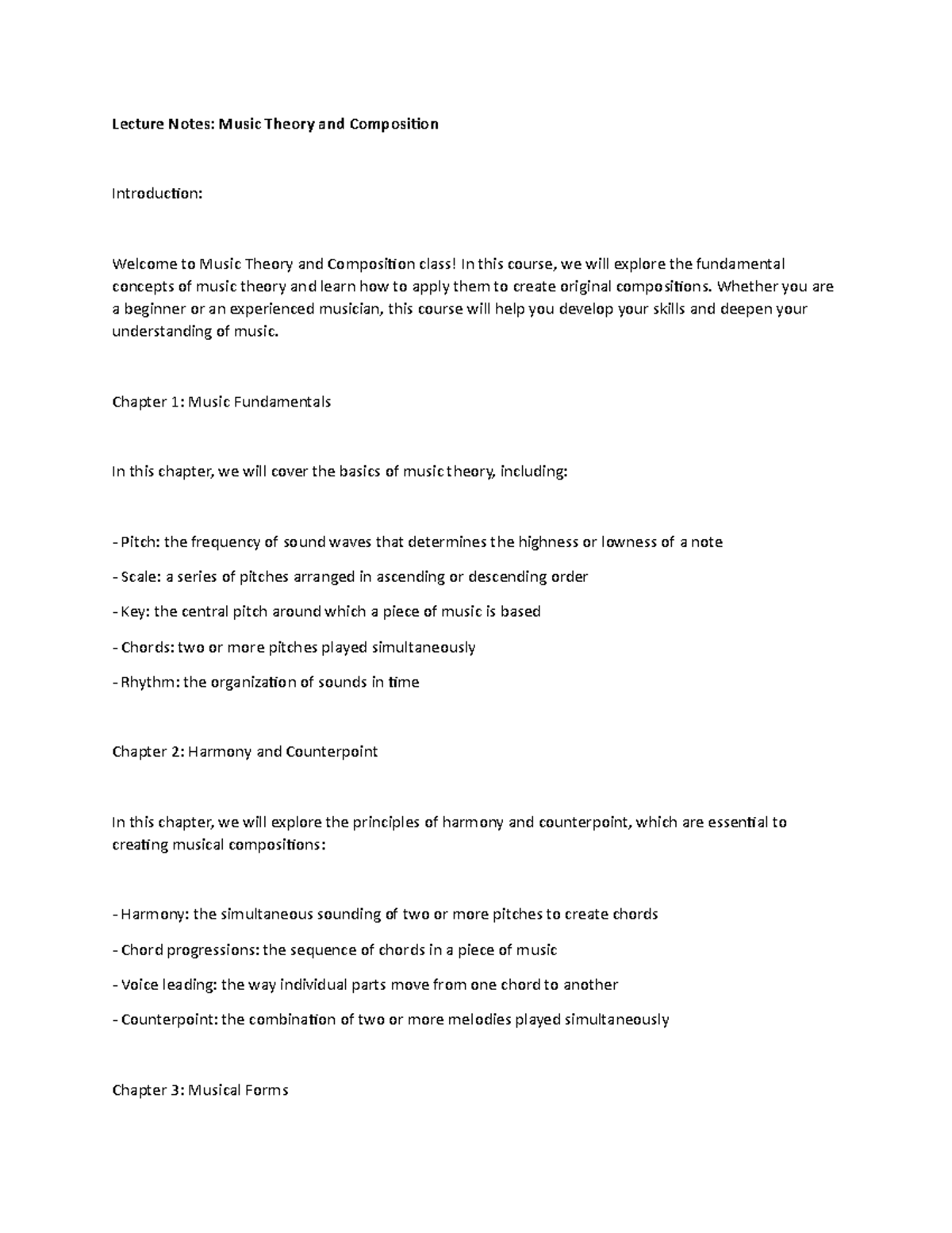 Lecture Notes Music Theory And Composition Lecture Notes Music lecture-notes-music-theory-and-composition-lecture-notes-music