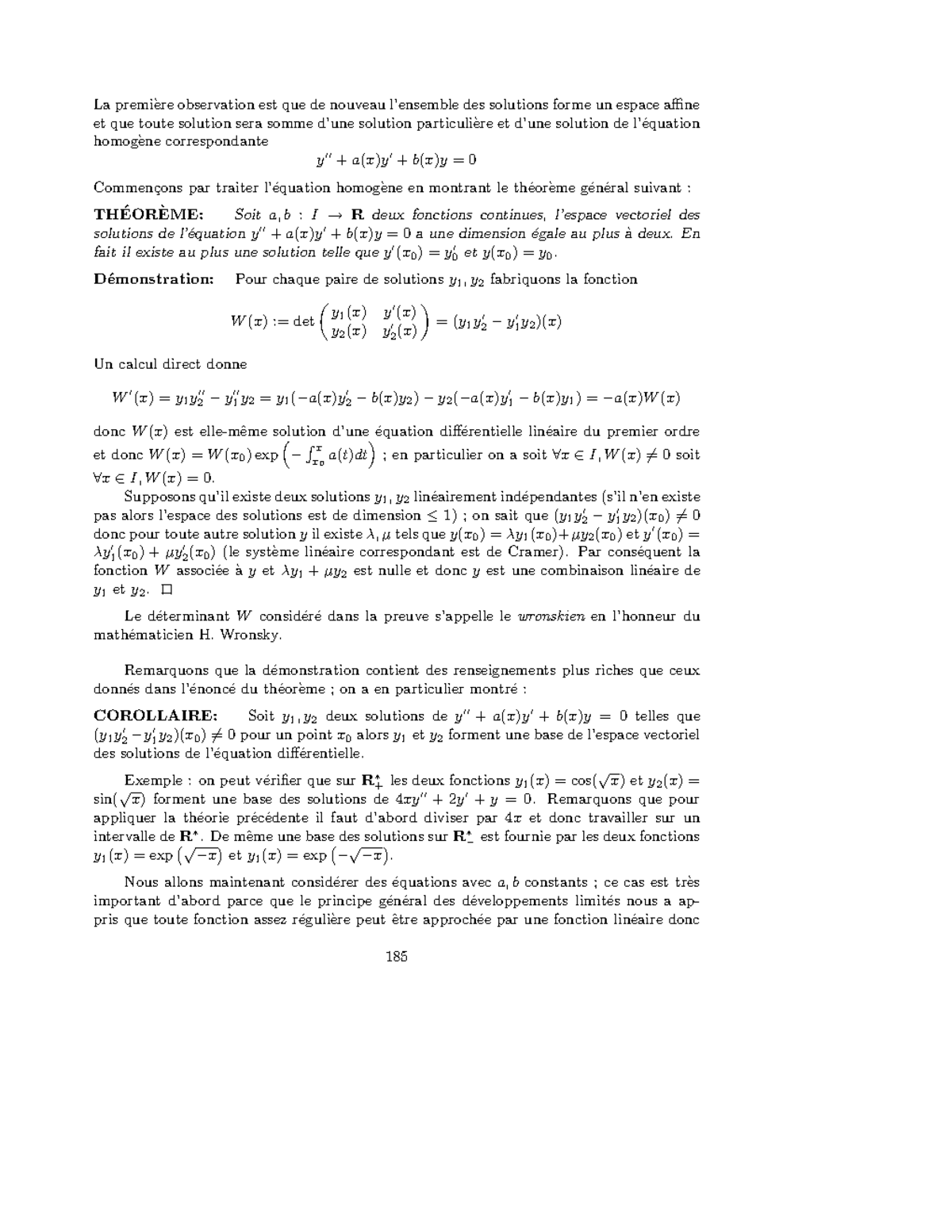 Cours-L1-47 - Cours-L1-46 - La premiere observation est que de nouveau l’ensemble des solutions ...