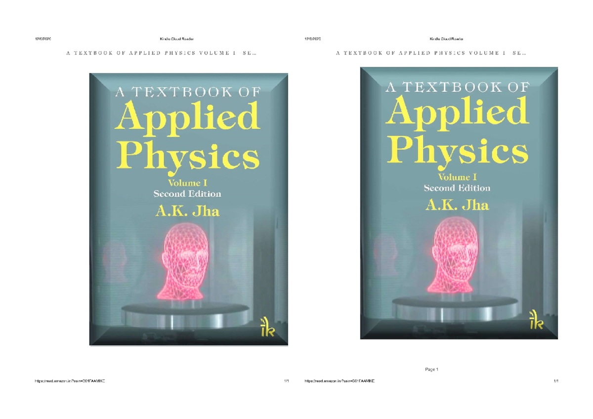 A K JHA VOL 1 - Book - Engineering Physics - Studocu
