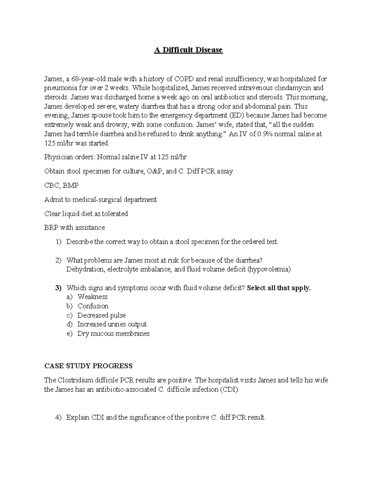 A Difficult Disease for MS2 presim assignment-1 - A Difficult Disease ...