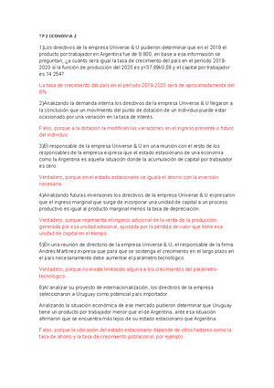 Economía II - Resumen - Economía II: Módulo 1: Macroeconomía: La ...