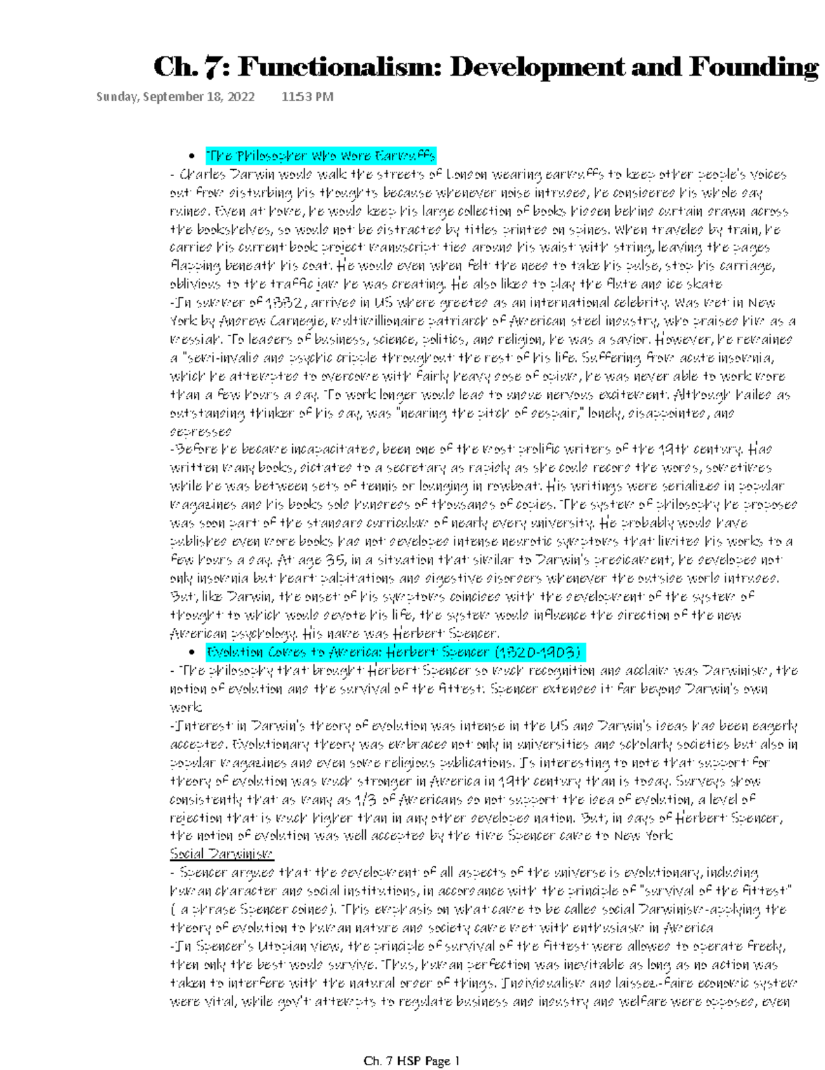 Ch. 7: Functionalism: Development and Founding - The Philosopher Who ...