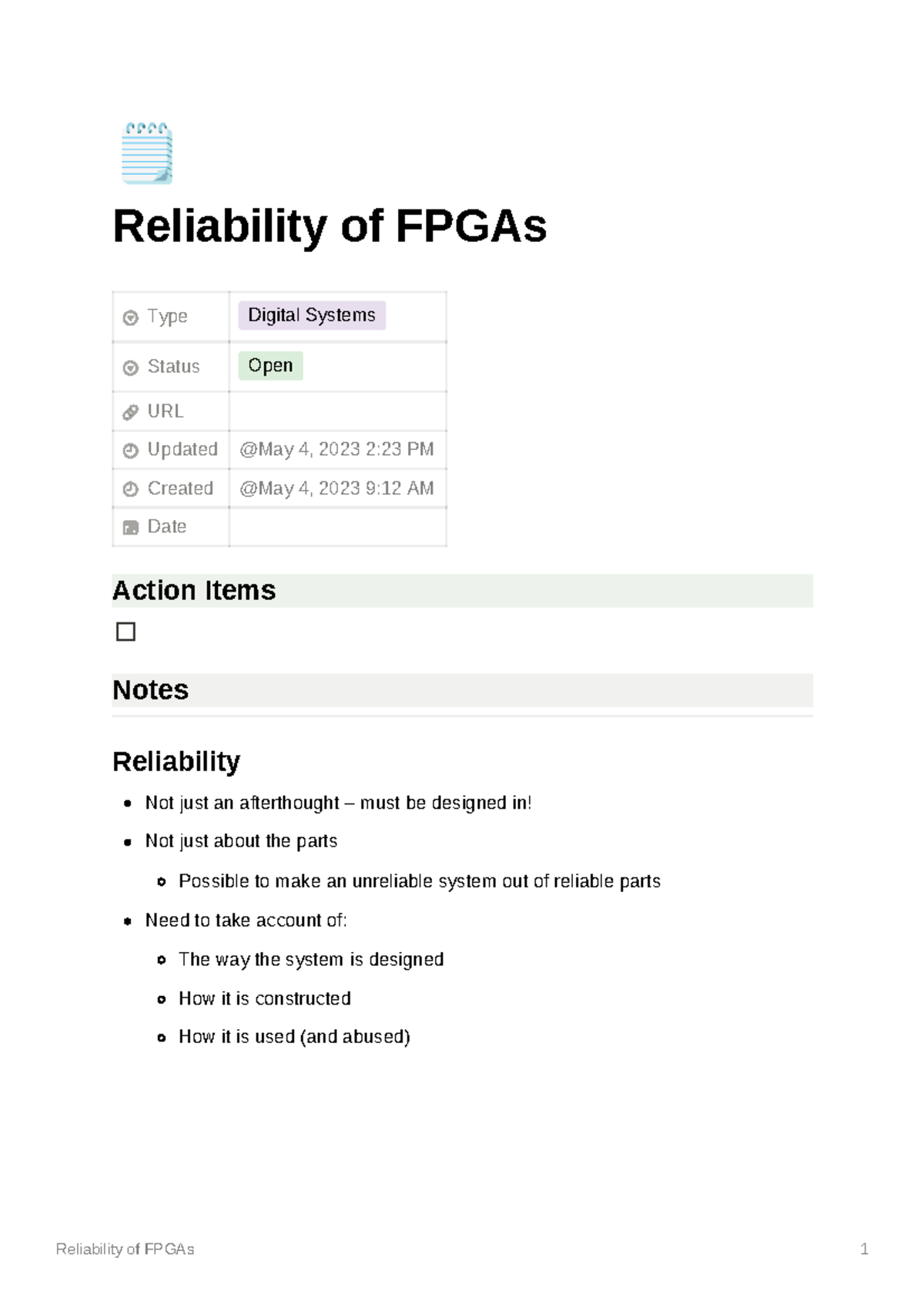 326d81d8-7a0b-4766-9fd4-e063c2557142 Reliability of FPGAs - f ...