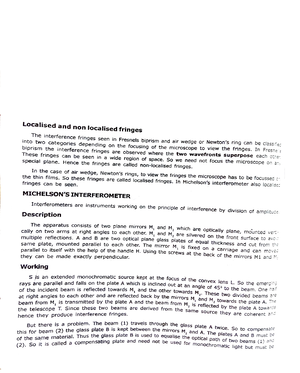 Classification of fringes - Interference fringes with white light ...