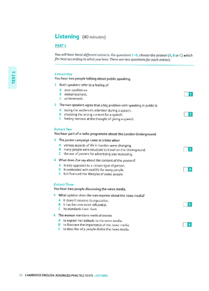 Reviewfor Test 1- Answer KEY - ANSWER KEY VOCABULARY UNIT 3 Lesson A ...