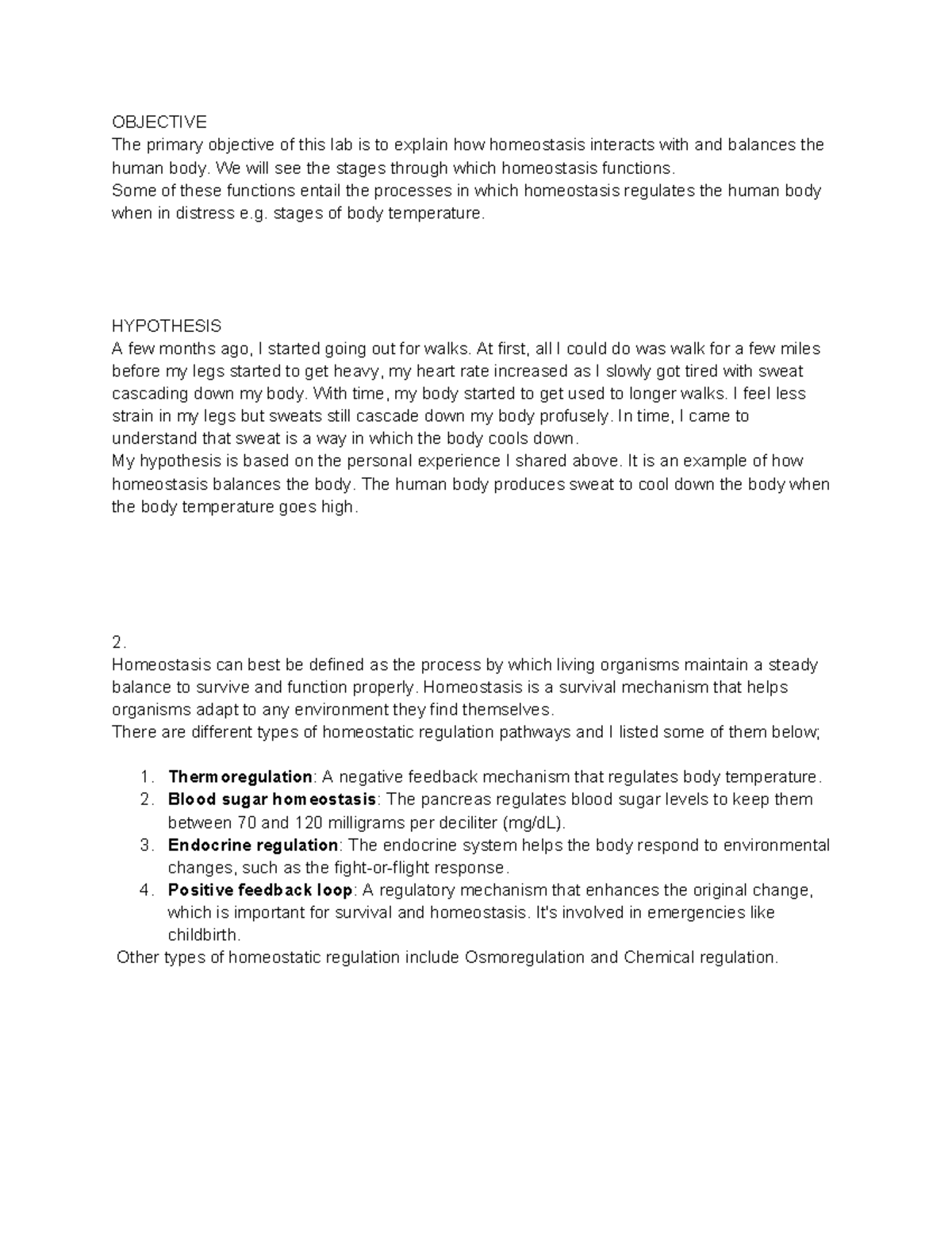Lab - Brief intro - OBJECTIVE The primary objective of this lab is to ...