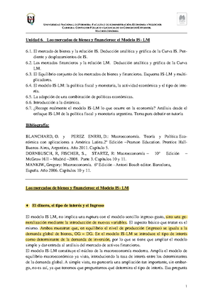 Unidad 08 09 19 Macroeconomia Modelo OA-DA - UNIVERSIDAD NACIONAL DE ...