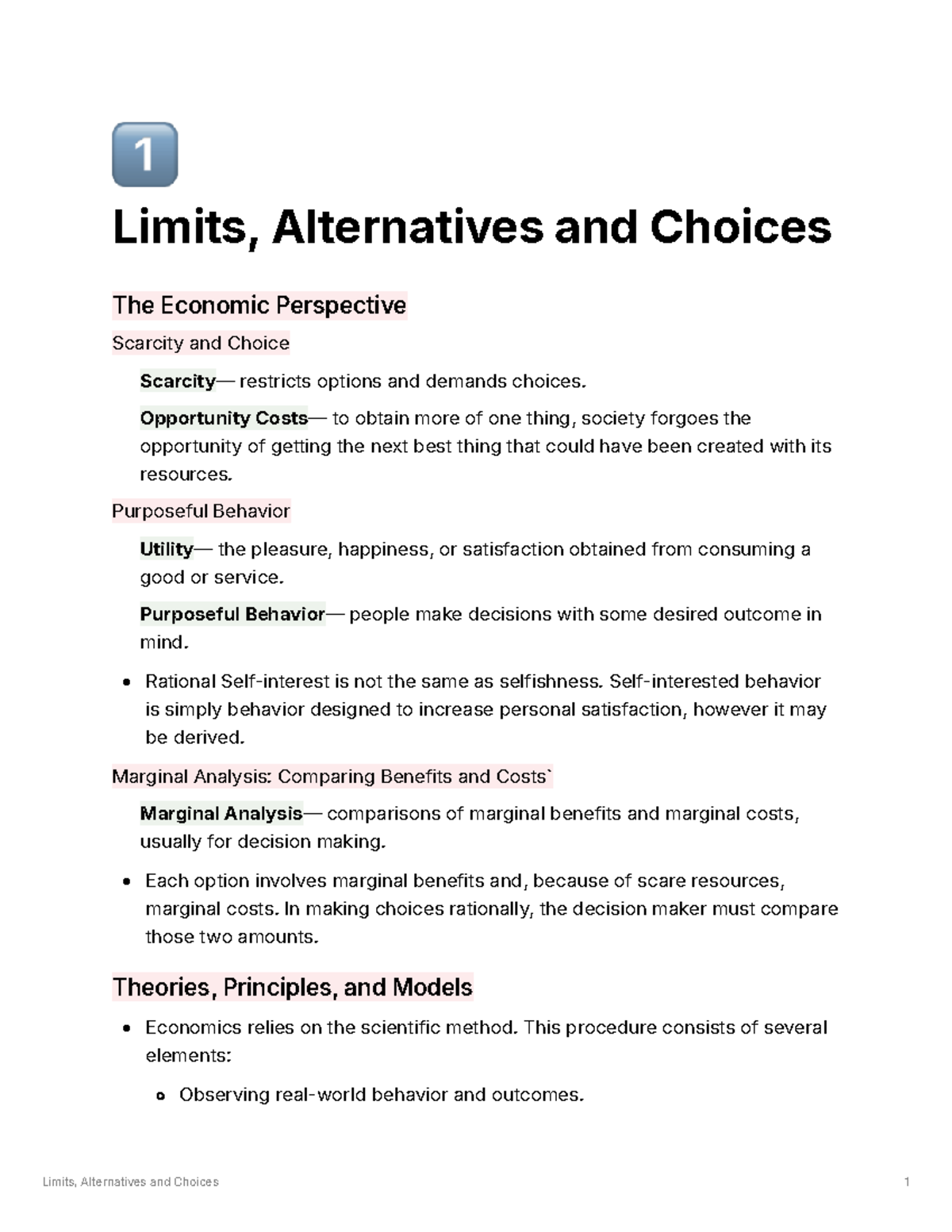 Economic Development: Limits Alternatives and Choices - 󾠮 Limits ...