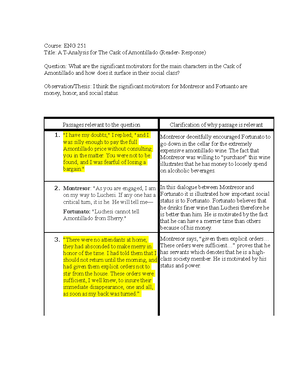 W13 T-Analysis A T-Analysis for The Awakening by Kate Chopin - Course ...