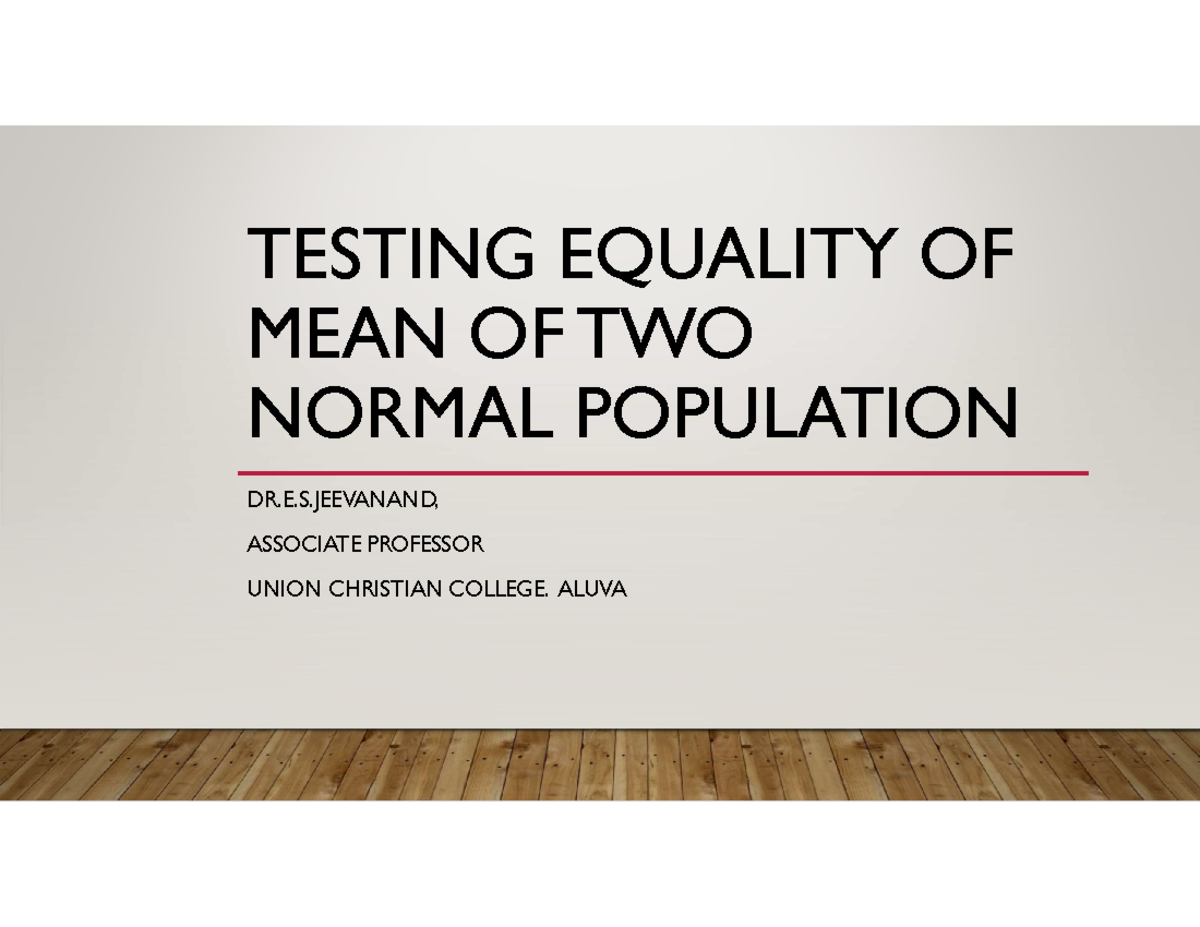 Testing-2 - Summary Quantitative Techniques for Economics - TESTING ...