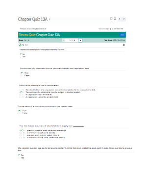 Chapter 20 QUIZ - ACC 202 - Studocu