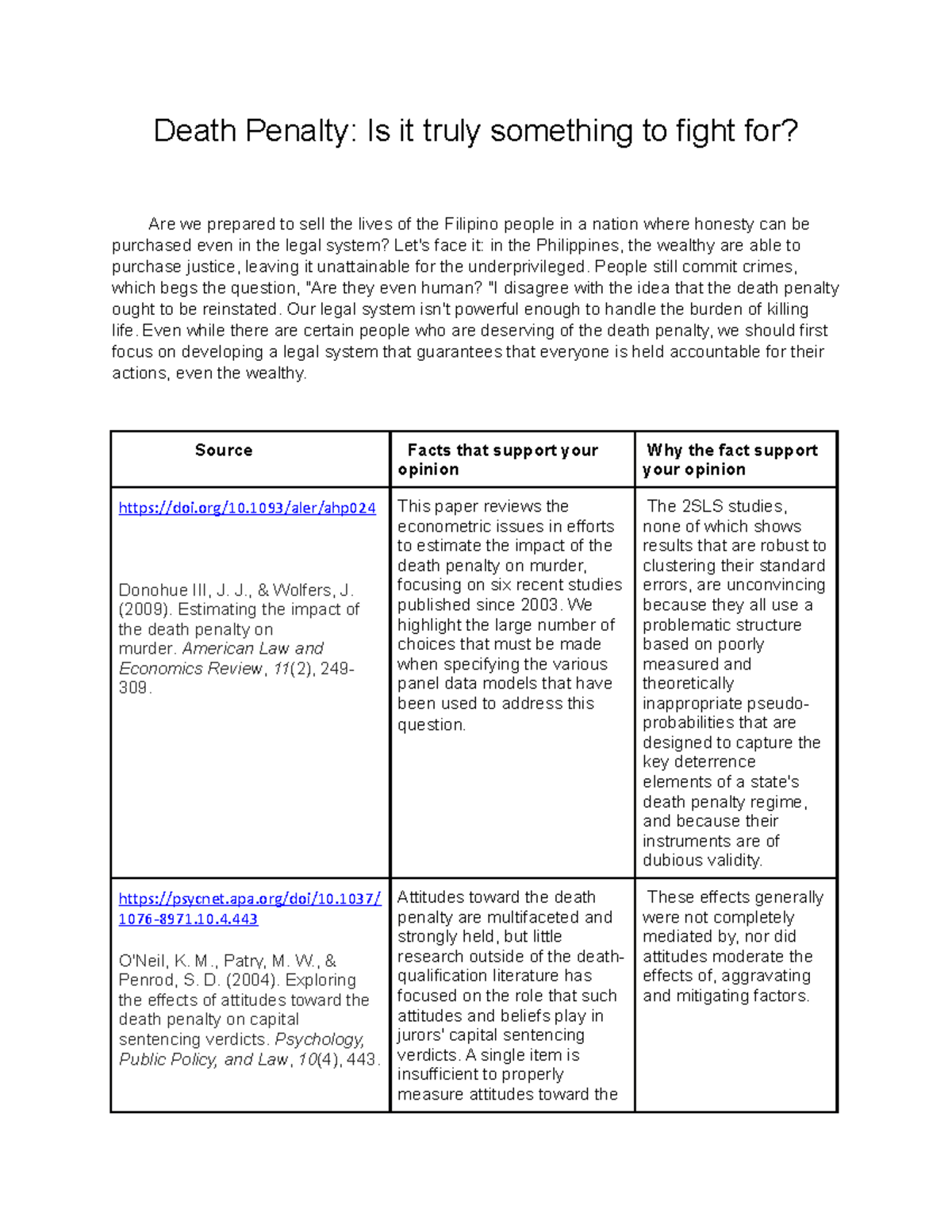 Death Penalty - ada - Death Penalty: Is it truly something to fight for ...