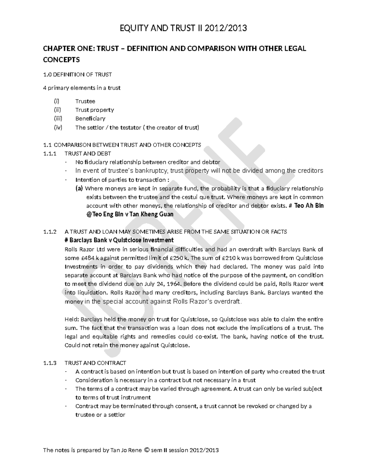 Jorene's Trust-note-converted - EQUITY AND TRUST II 2012/ The notes is ...