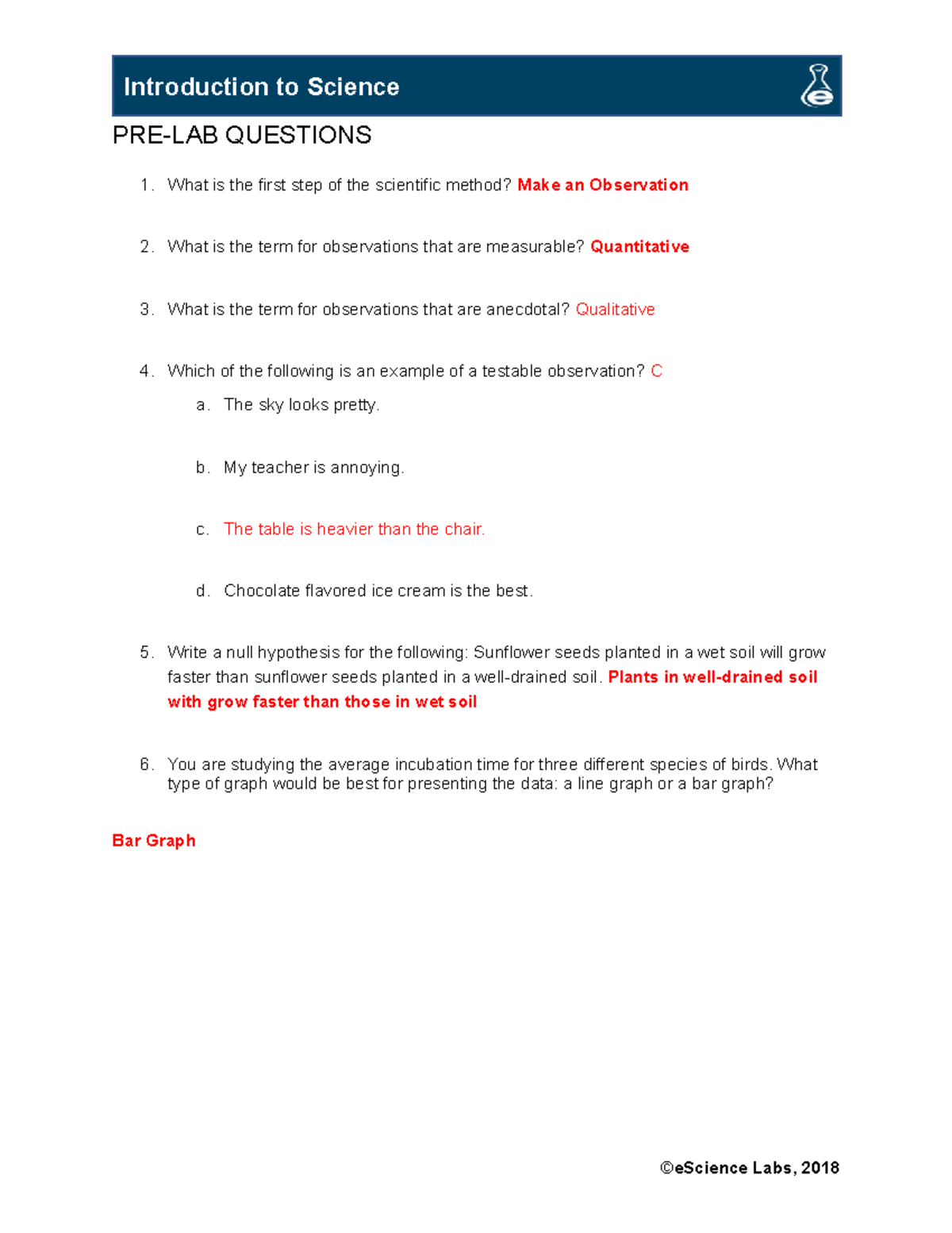 Pre lab unit 2 - PreLab Unit 1 - PRE-LAB QUESTIONS What is the first ...