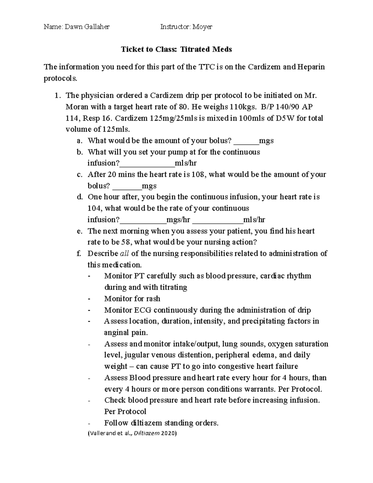 Titrated Meds TTC - Ticket to Class: Titrated Meds The information you ...