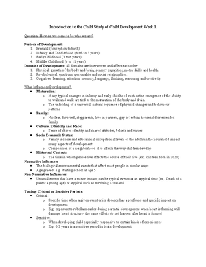 Module 2.4 - Lecture notes Class 4 - FOUNDATIONS OF CHILD DEVELOPMENT ...