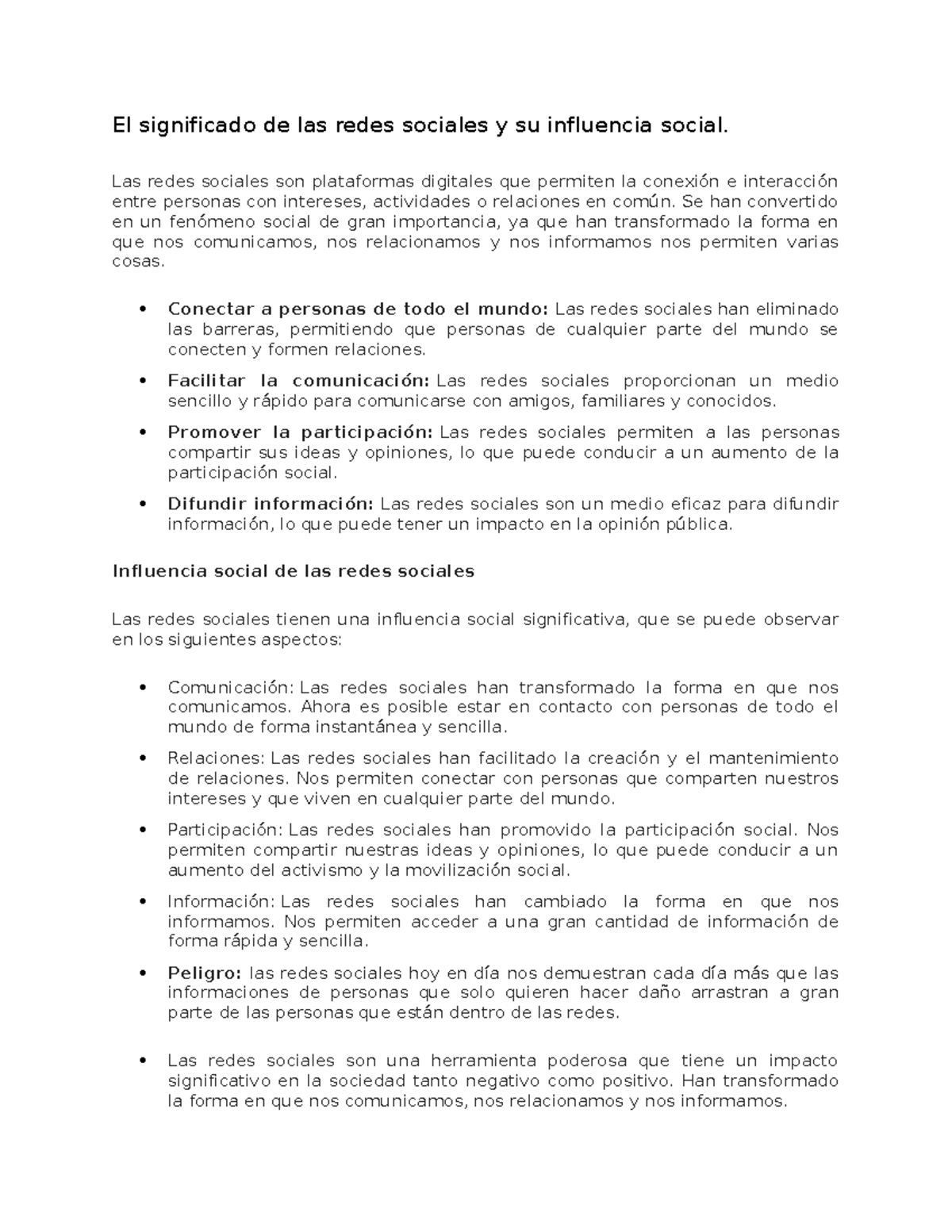 El significado de las redes sociales y su influencia 2 - Las redes ...