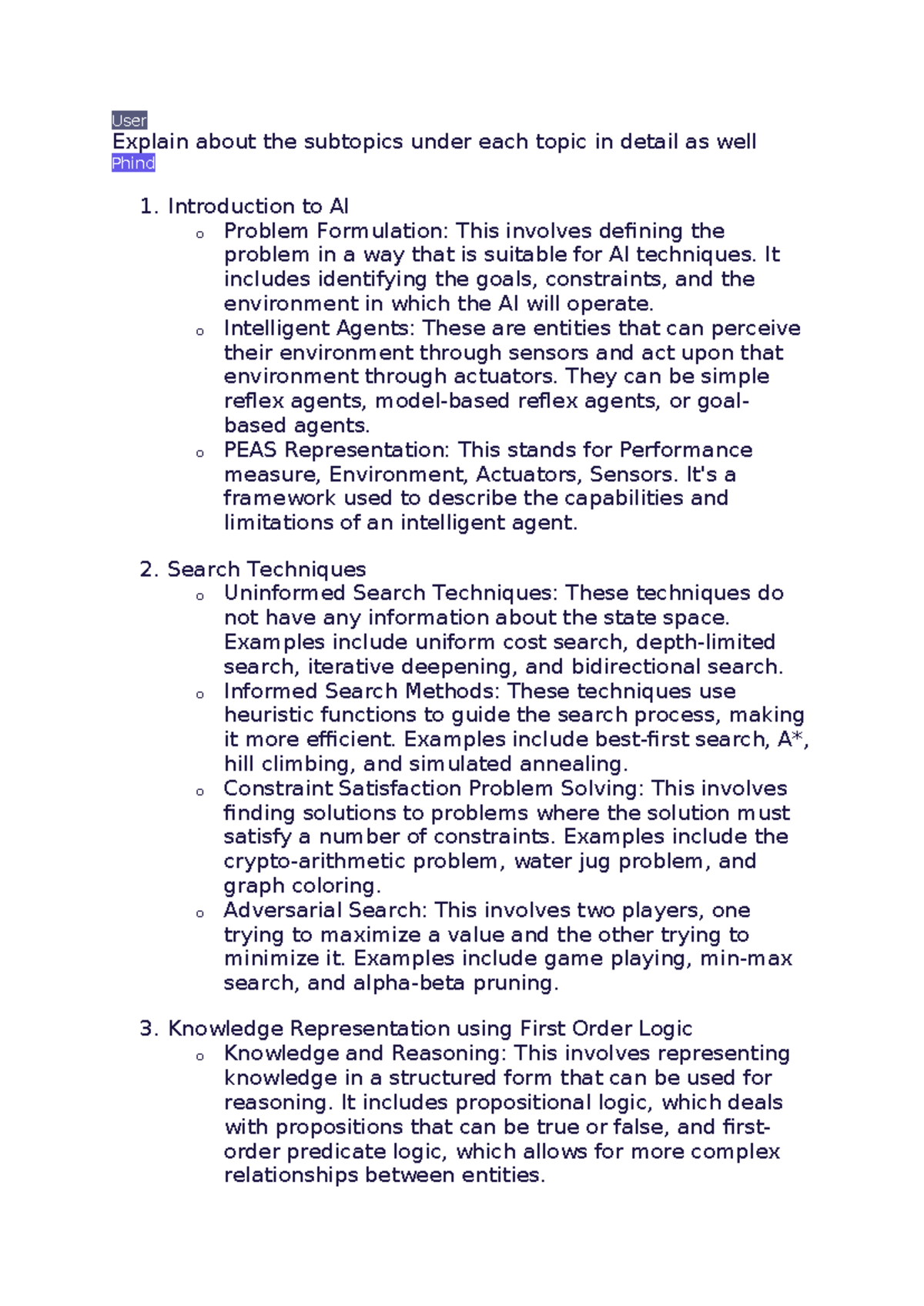 DSUP VIVA - DSUP VIVA - User Explain about the subtopics under each ...