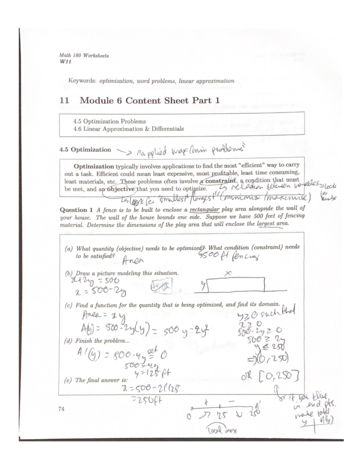 Mod 5 Prt 1 + Wrt Hwk 10 - notes - MATH 180 - Studocu