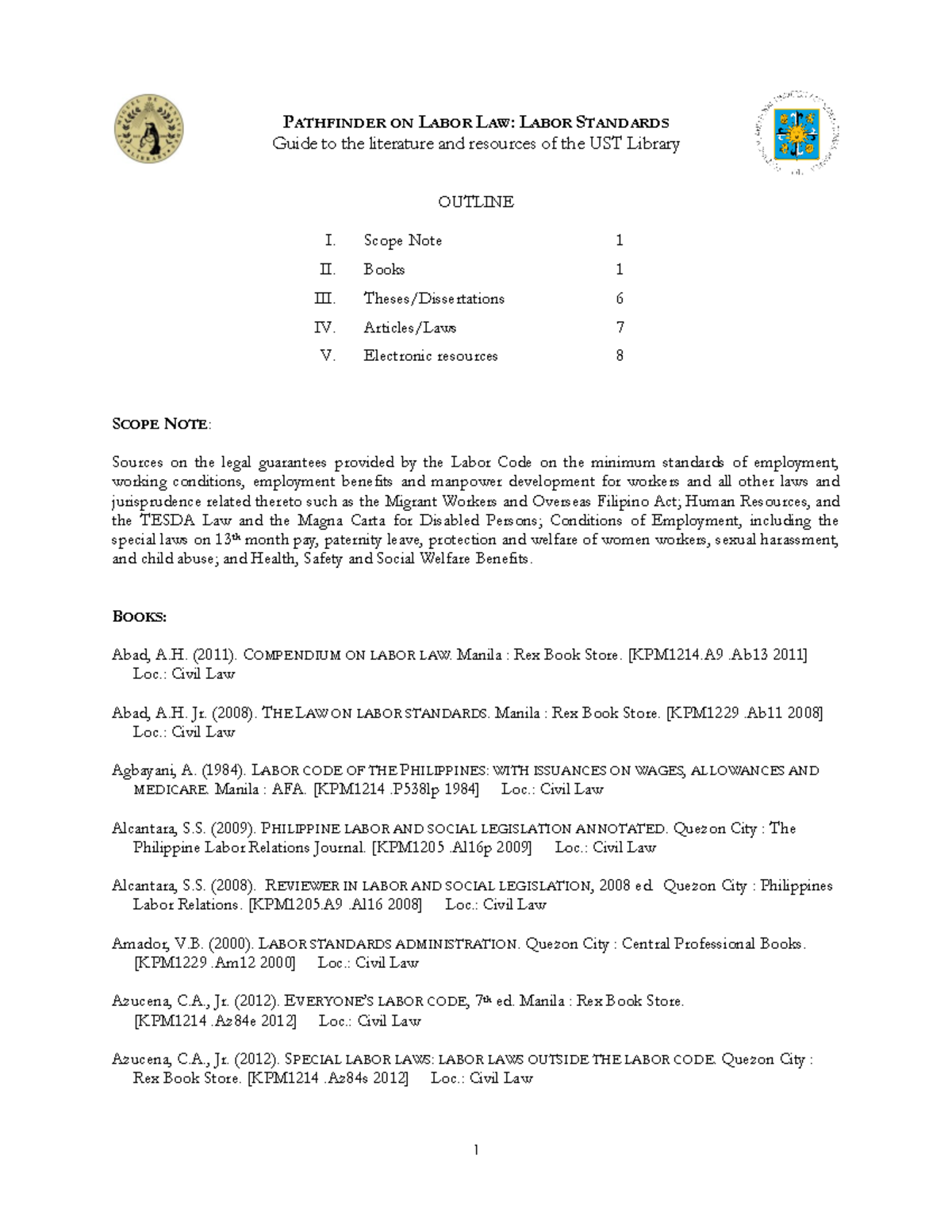 Pathfinder on labor standards - PATHFINDER ON LABOR LAW: LABOR ...