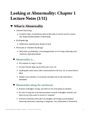 Chapter 1 Looking at Abnormity - Chapter 1: Looking at Abnormity (1/11 ...