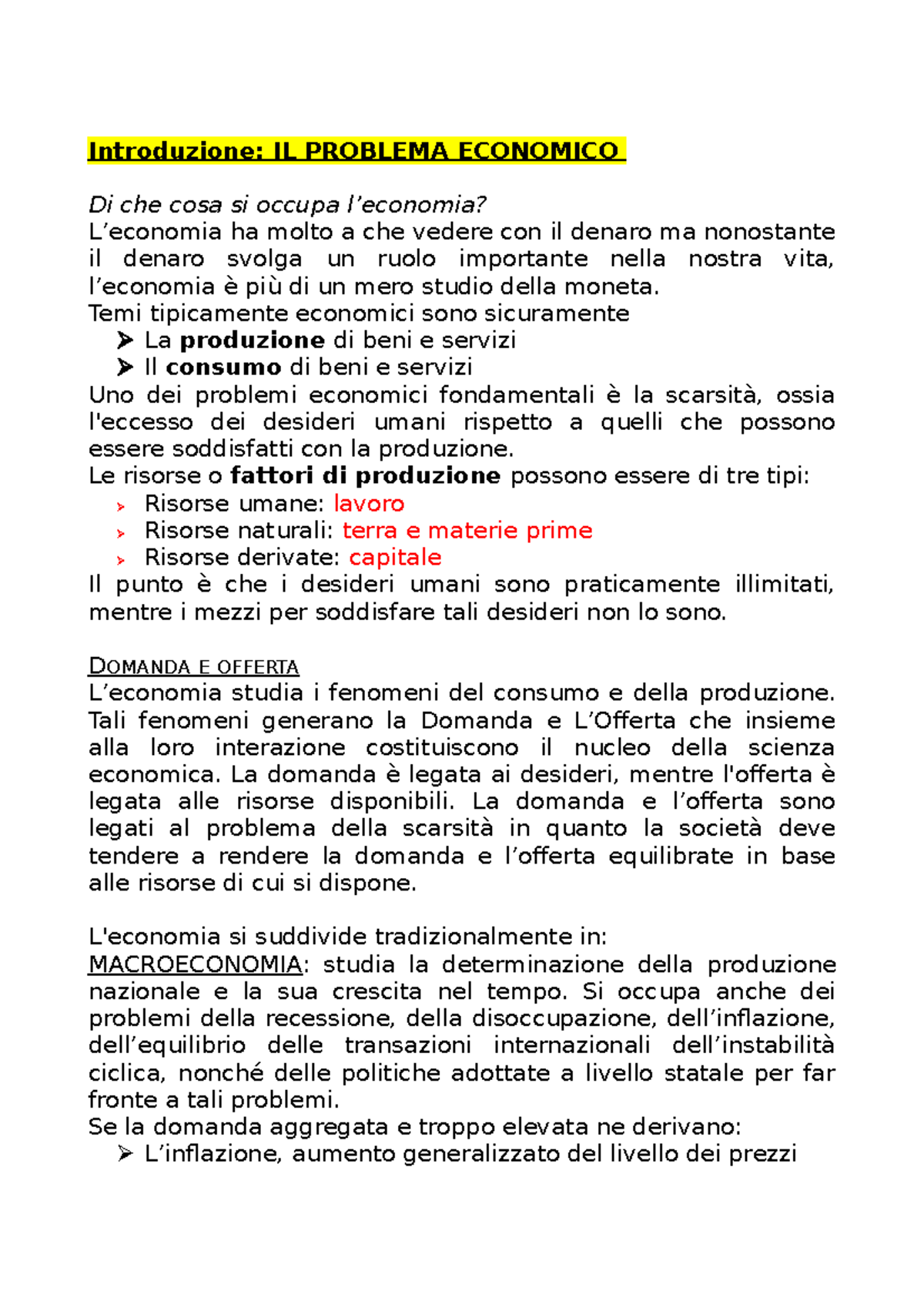 Riassunto del libro "Microeconomia" di John Sloman e Dean Garratt ...