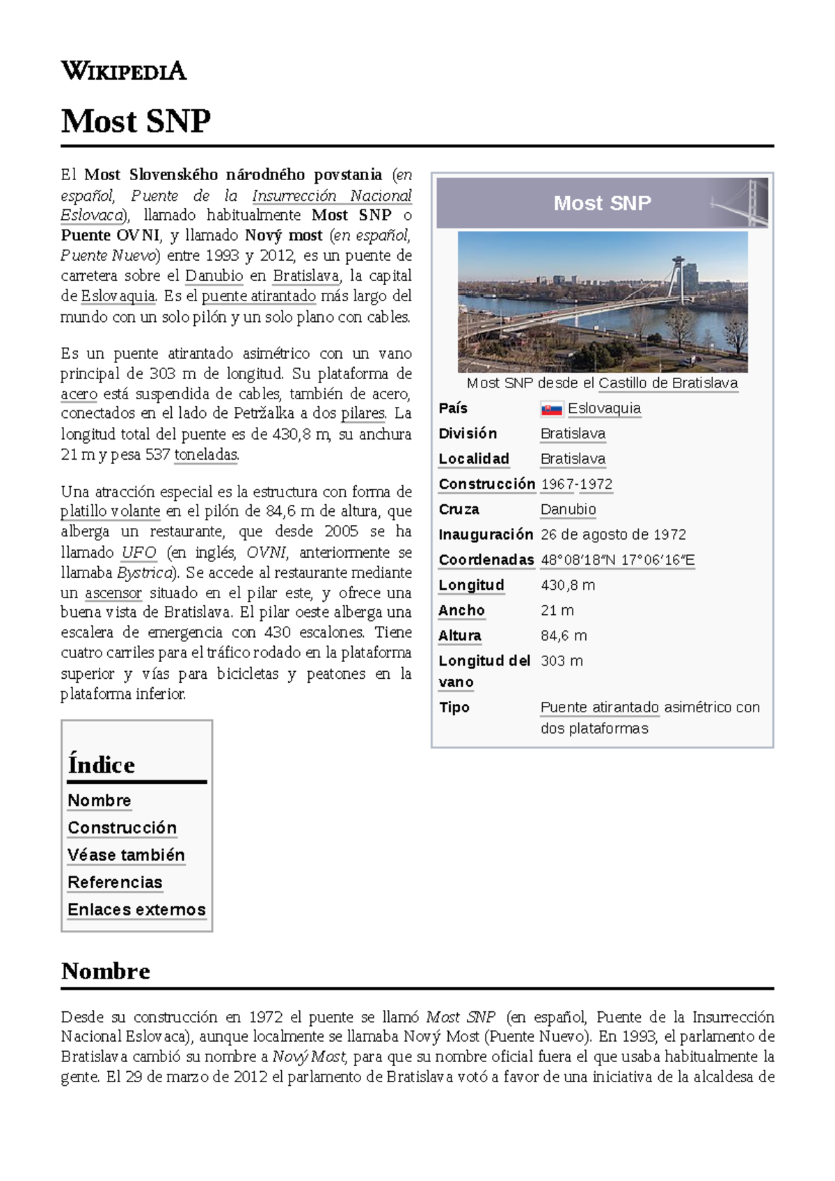 Most SNP - 2asd - Most SNP Most SNP desde el Castillo de Bratislava ...