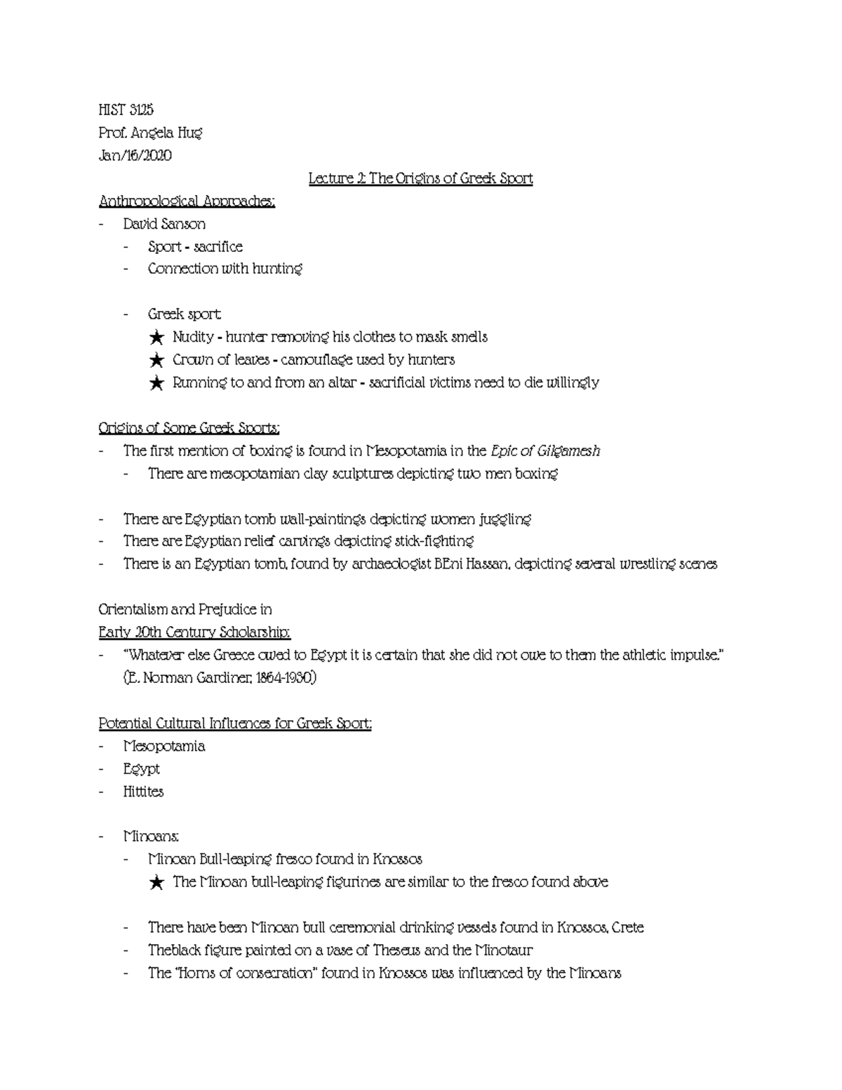 HIST 3125 lecture 2 - Winter 2020 Professor Angela Hug - HIST 3125 Prof ...