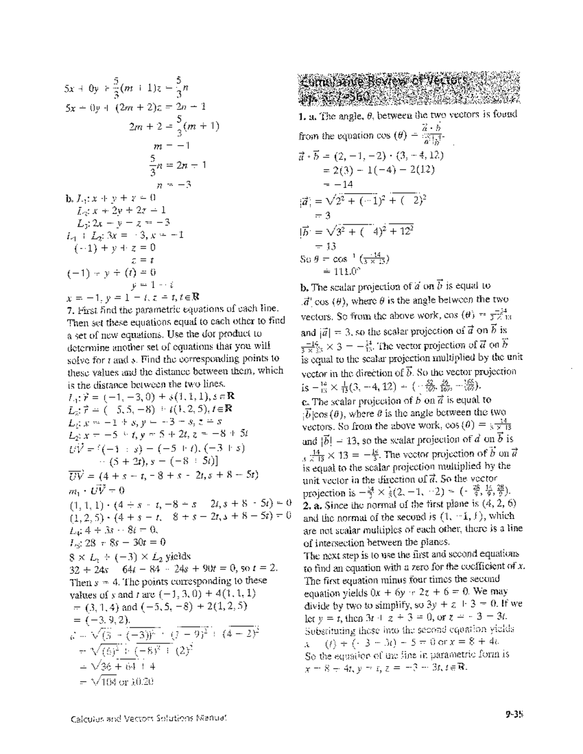 Vectors Review Solutions - Studocu