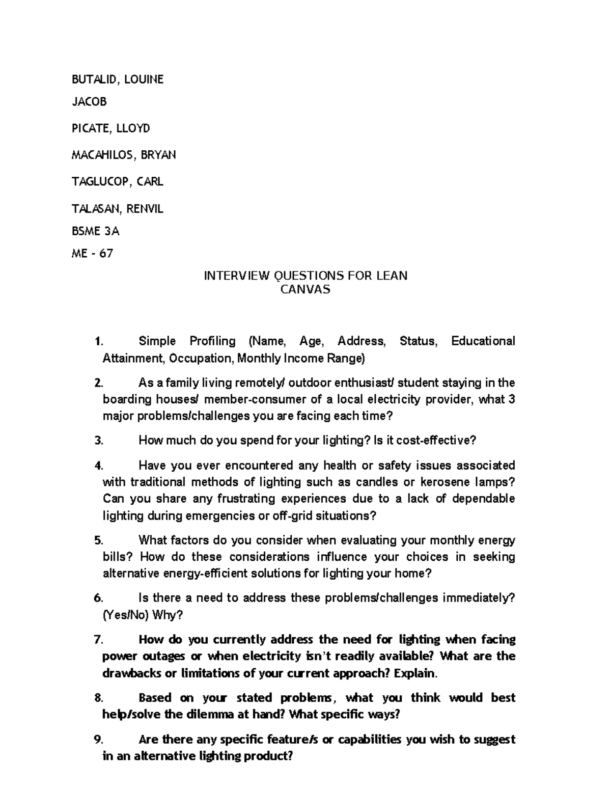 Final-Interview-Questions Ottobots - BUTALID, LOUINE JACOB PICATE ...