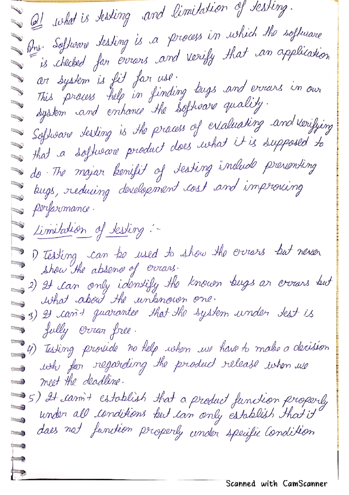 6 dec test - CSE - BTech - Studocu