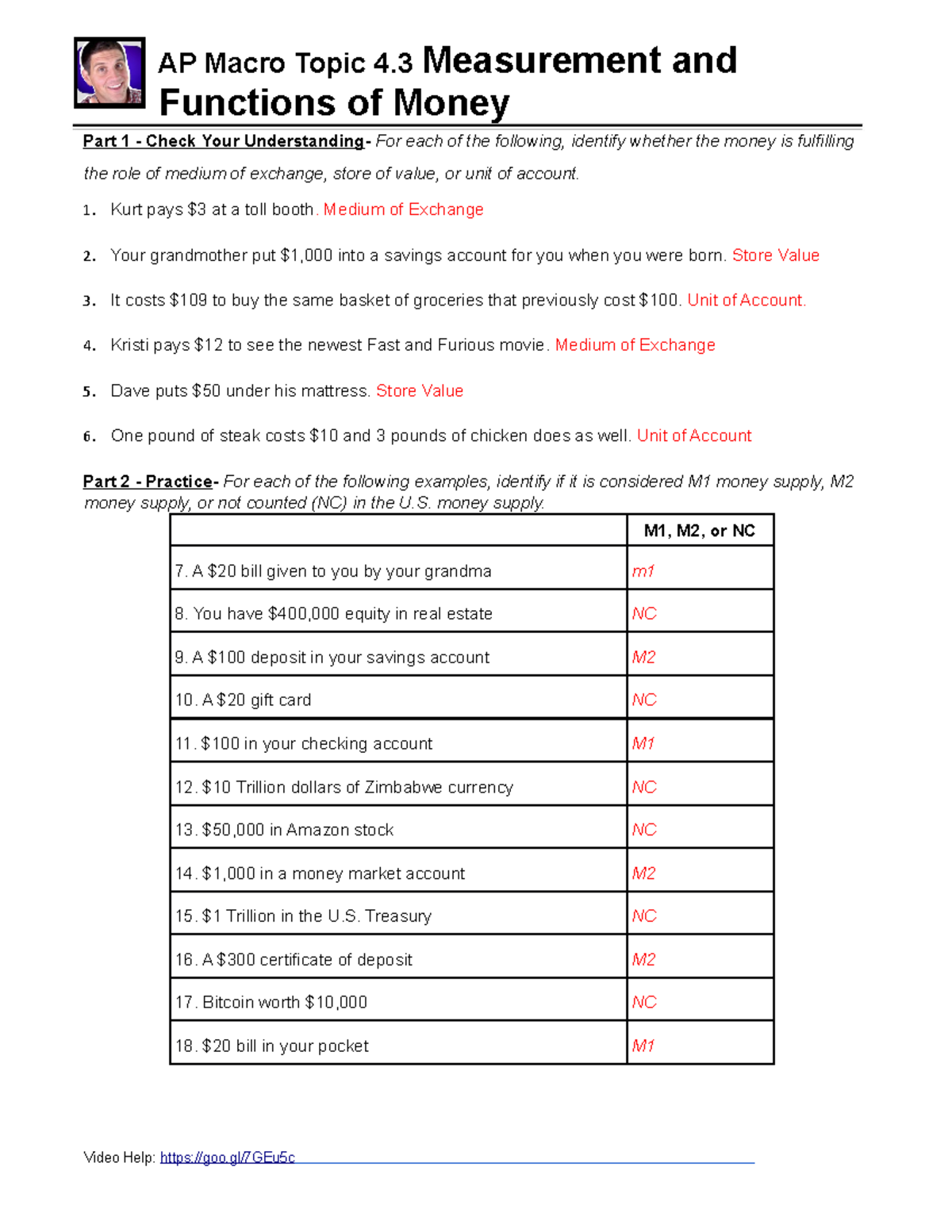 Macro Topic 4 3 Madison Mc Call AP Macro Topic 4 Measurement And