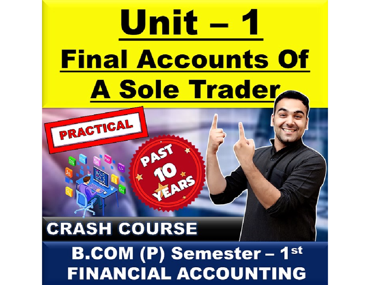 Unit 1 Final Accounts of A Sole Trader f9057229-9d66-427f-be6c ...