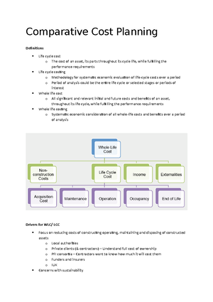 Lecture 7 - Elemental Cost Planning - Elemental Cost Planning ...
