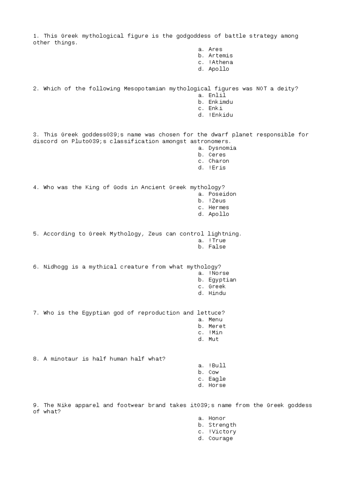 Random Cheat Sheet 8 - calculus - This Greek mythological figure is the ...