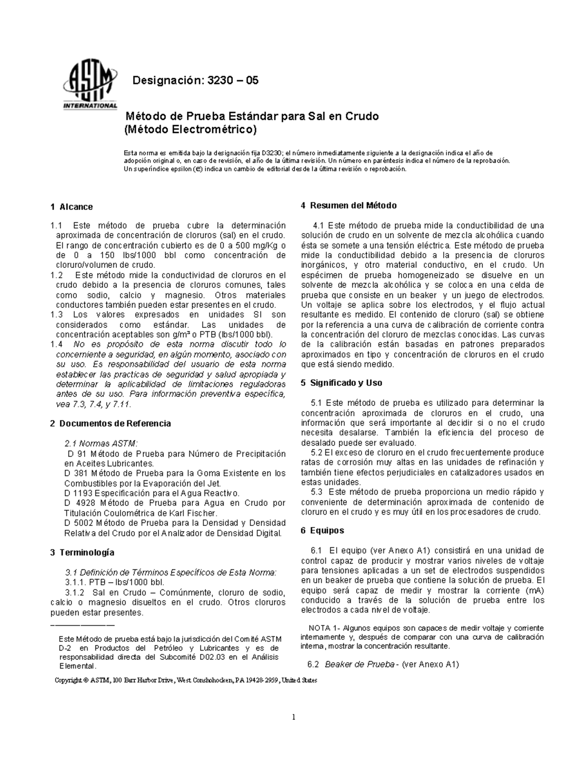 Toaz.info-astm-d-3230-sal-1-pr 75a6342b0a883dc185f4493d8e200fb4 - Método de Prueba Estándar para ...