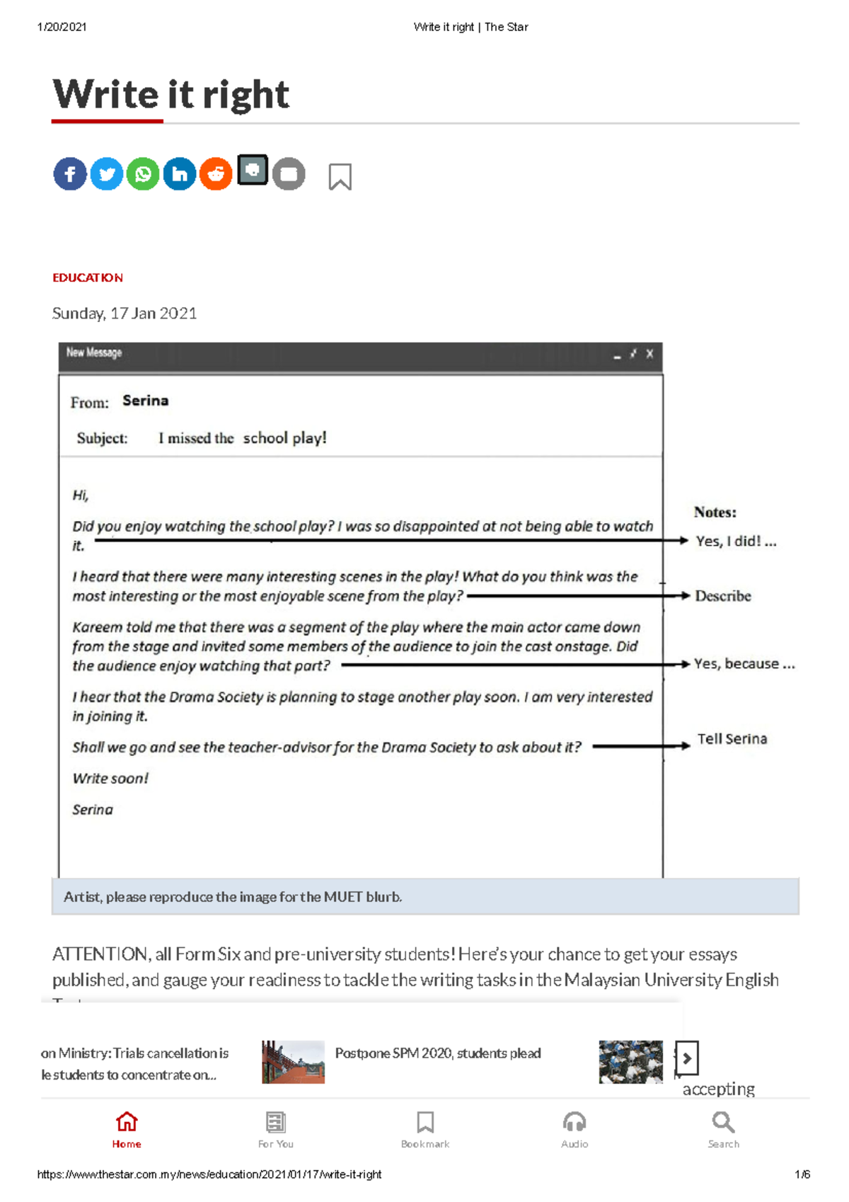 Practice FOR A Prize - Write it right The Star - Write it right Sunday ...