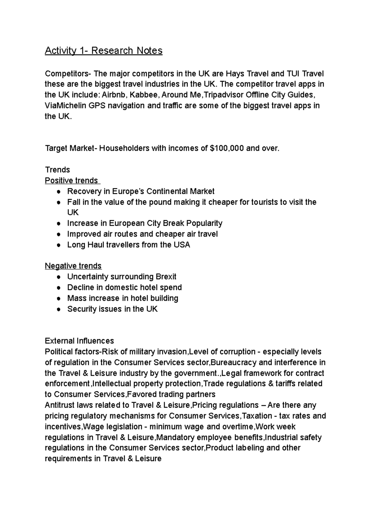 Unit 2- Reserch and Plan A Marketing Campaign- Malcolm Yr 12 - Activity ...