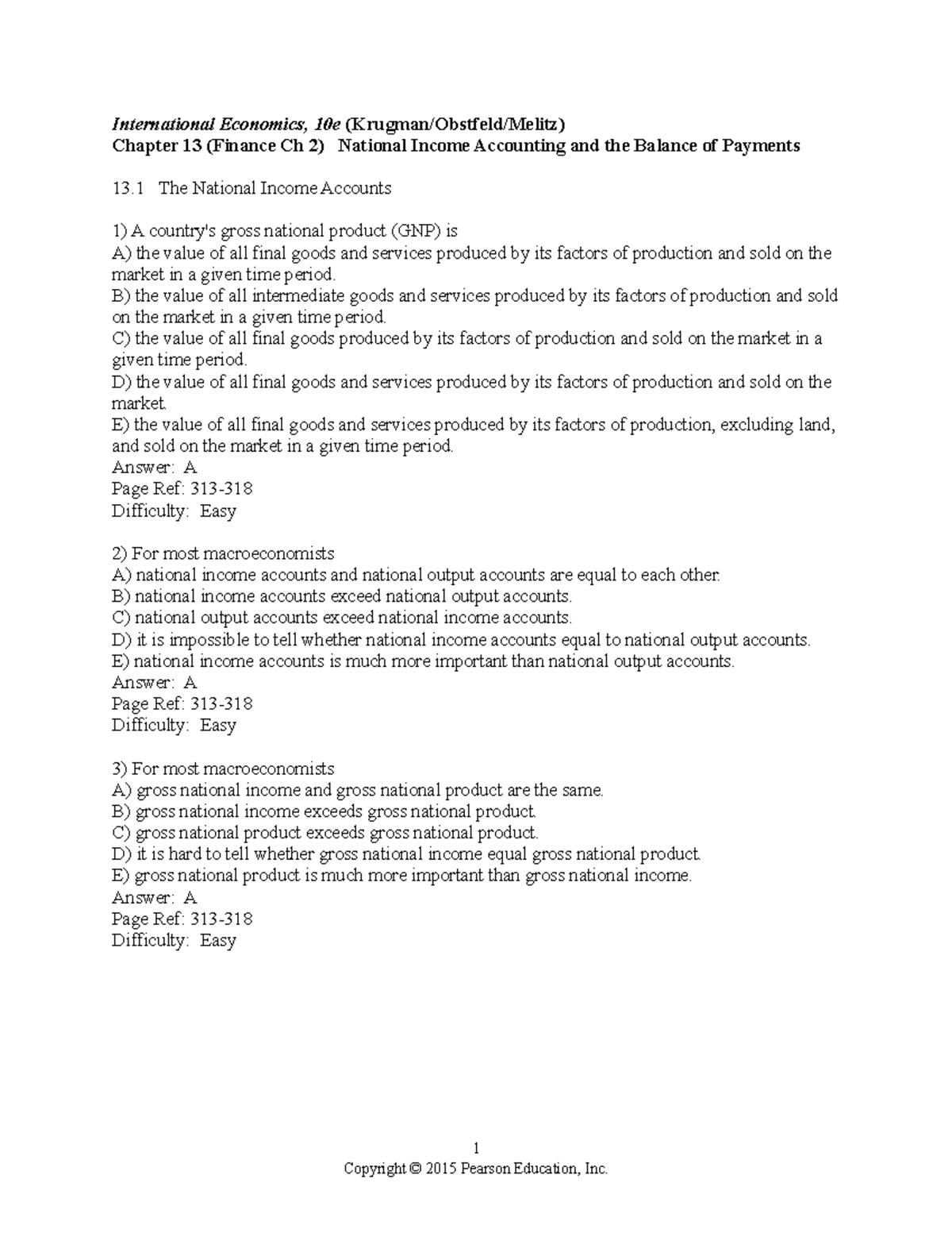 Tutorial work - Advanced Macro and Micro Economics - Chapter 13 ...