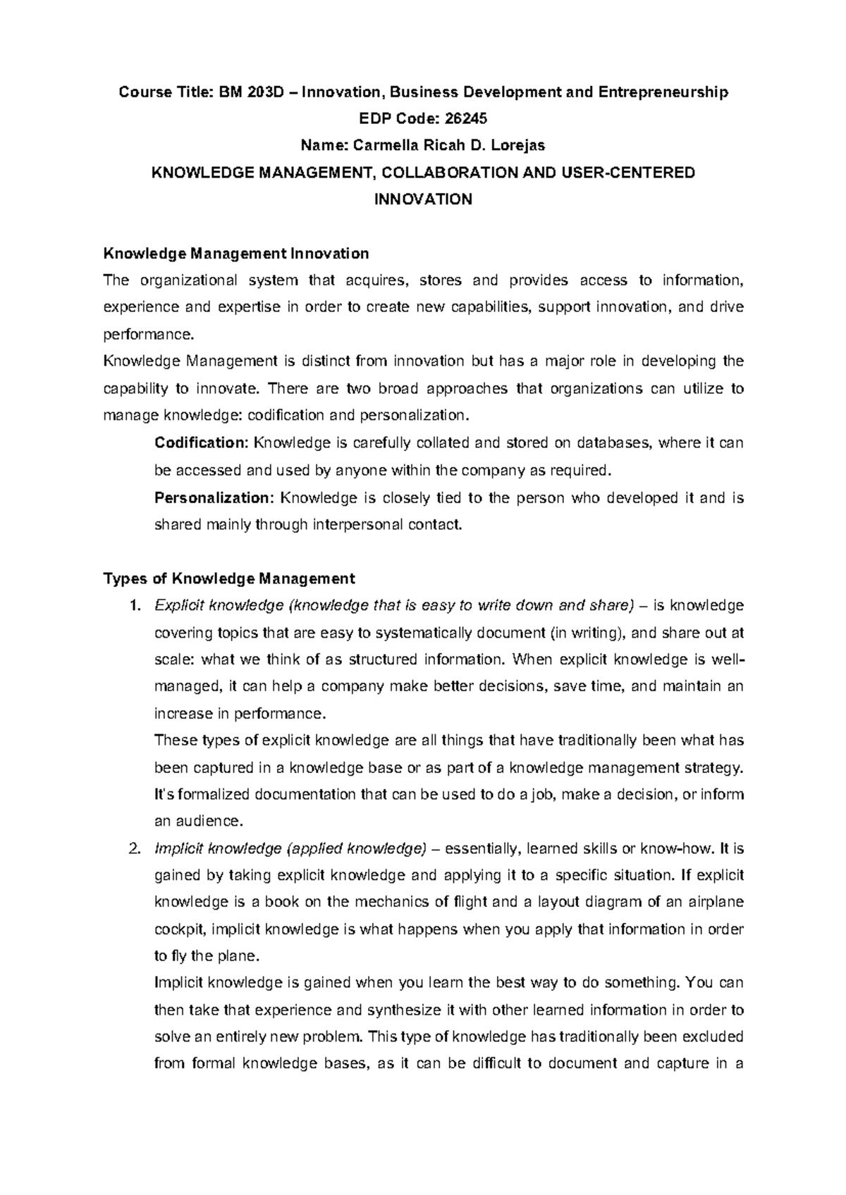 Part 12 Knowledge Management, Collaboration and User-Centered ...