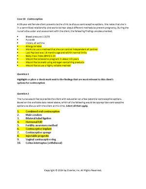 Perinatal Guide - Name: Jada Montgomery Date: 9/10/ Clinical ...