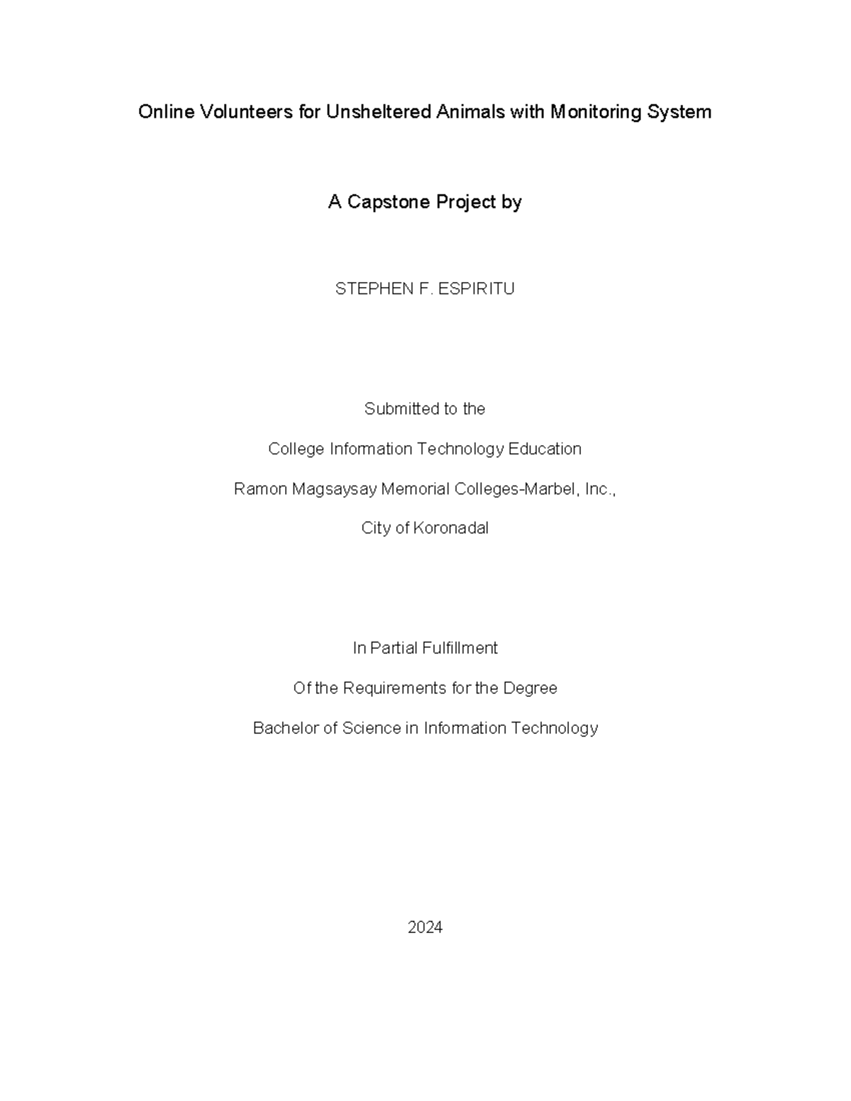 Capstone-Online-Volunteers-for-Unsheltered-Animals-with-Monitoring ...