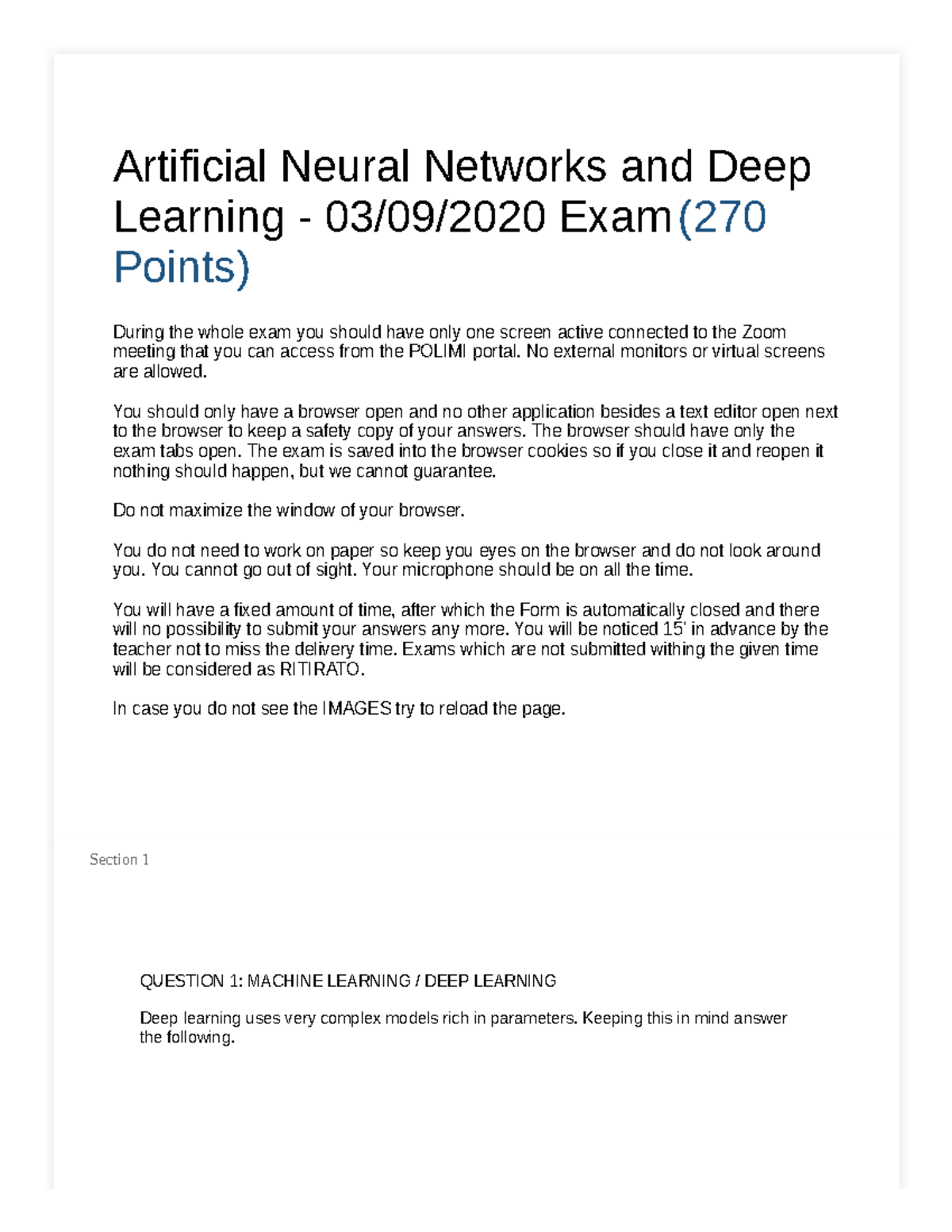 Exam 09/03/20 AN2L - Artificial Neural Networks and Deep Learning - 03 ...