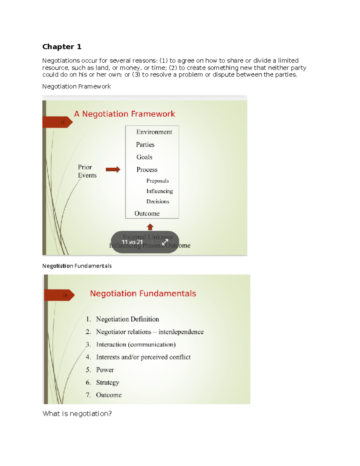 EXAM - First three chapters on crisis comms - Chapter 1 Negotiations ...